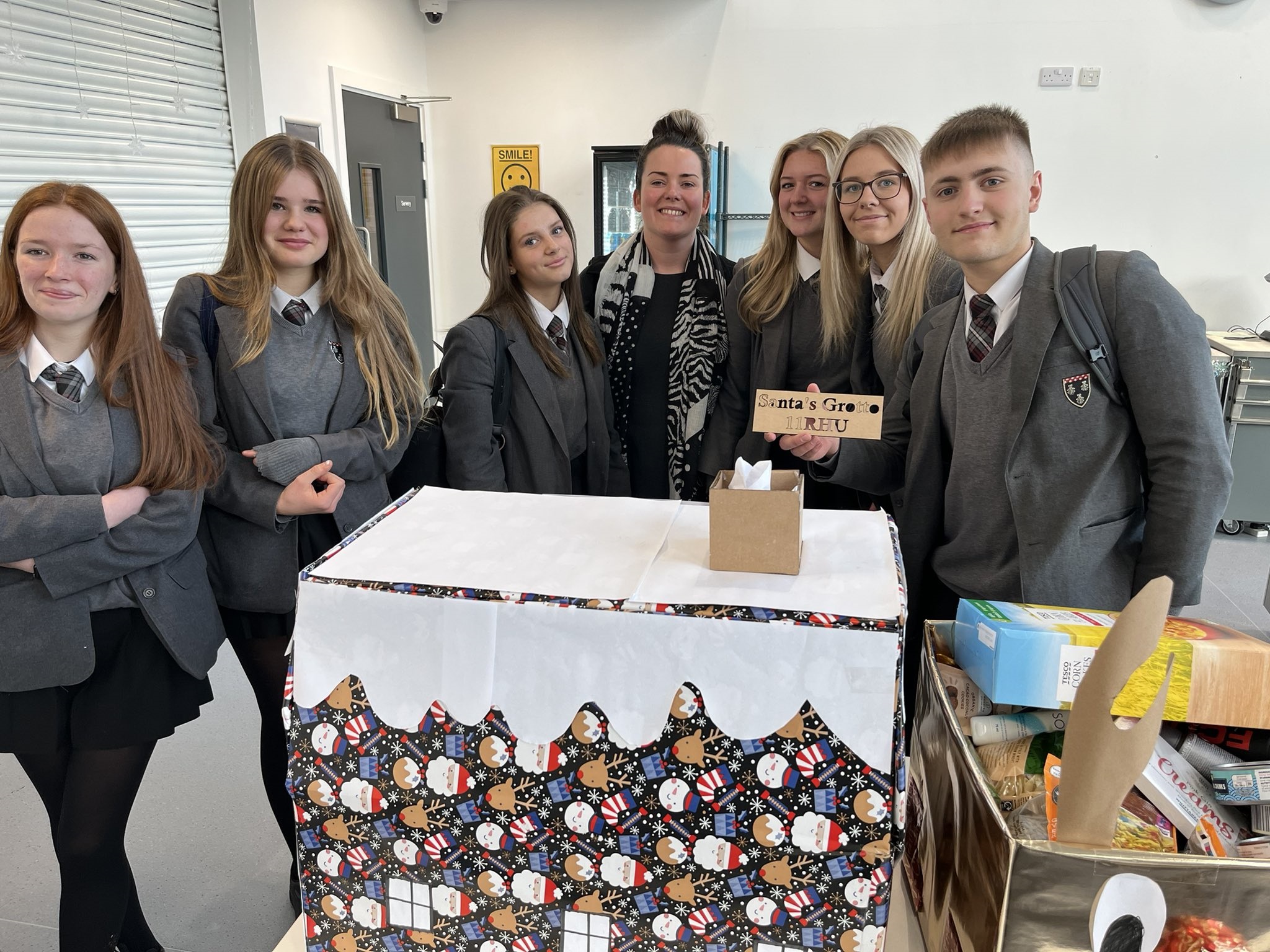 Ponteland High students spread some joy with Christmas Hamper donations ...