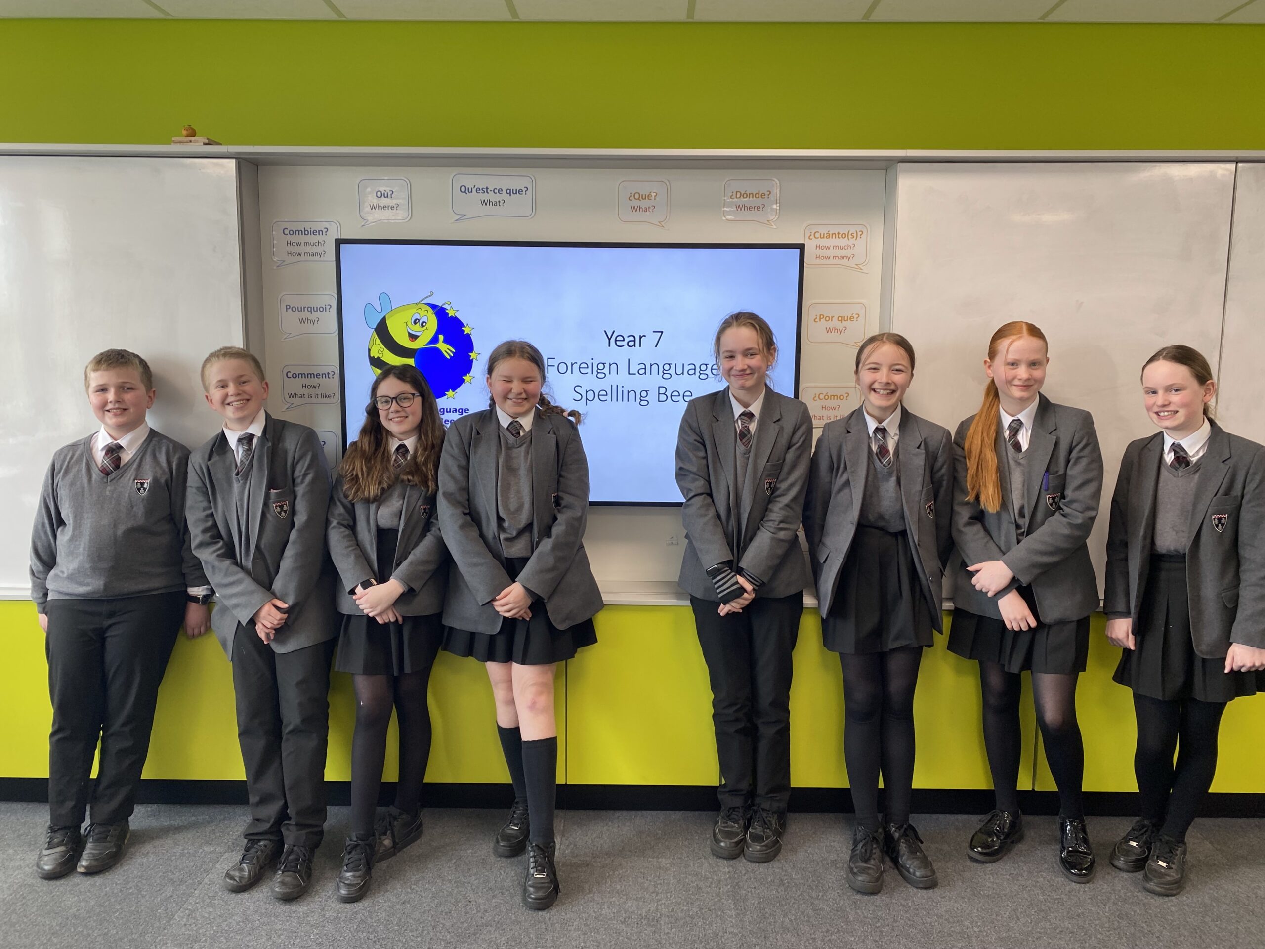 Spelling Bee - Regional winners - Ponteland High School, Northumberland
