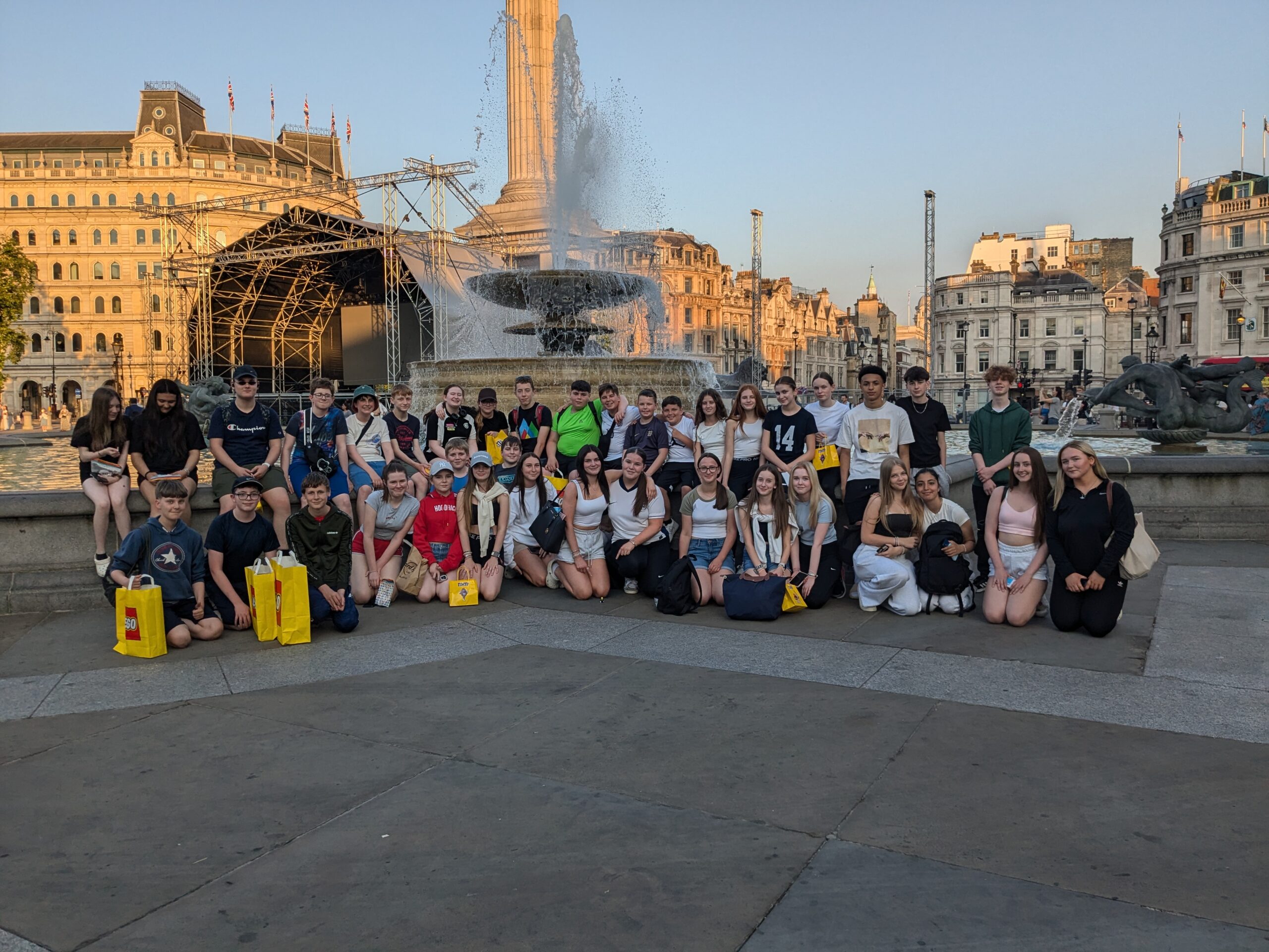 Key Stage 3 students visit London - Ponteland High School, Northumberland